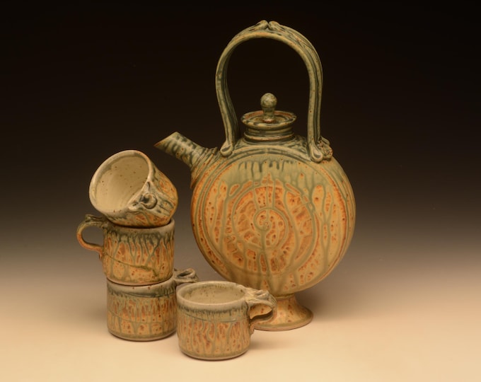 Handcrafted Stoneware Tea Set. Functional Pottery. Handmade. - Etsy