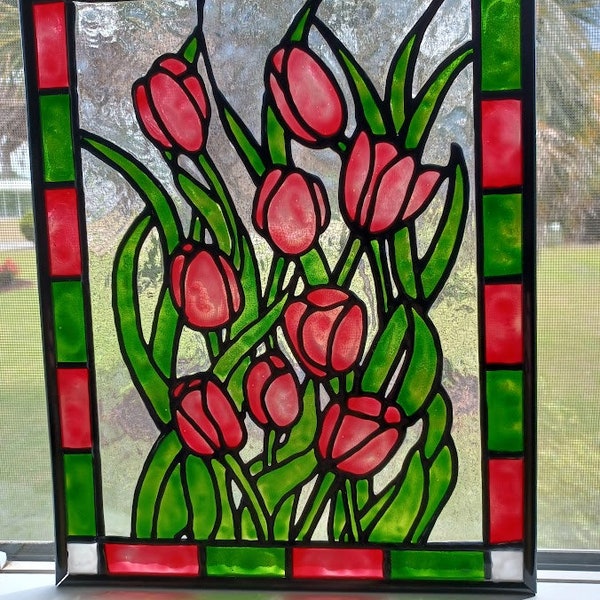 Painted Glass Windows - Etsy