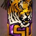 Louisiana State University Inspired Bottle Lamp Handpainted - Etsy