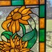 Sunflowers Stained Glass Window Panel Hand Painted. - Etsy