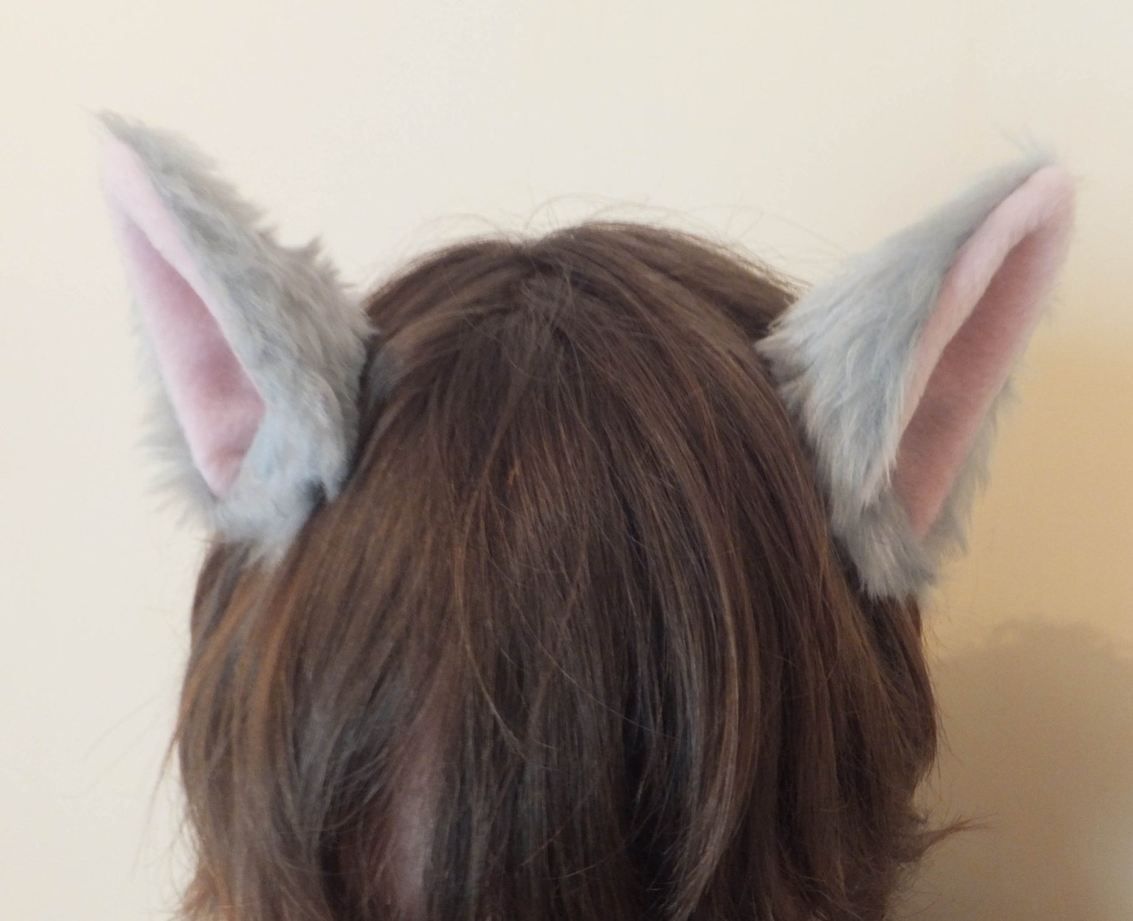 Cosplay Furry Grey Silver Cat Kitty Kitten Neko Animal Ears on | Etsy