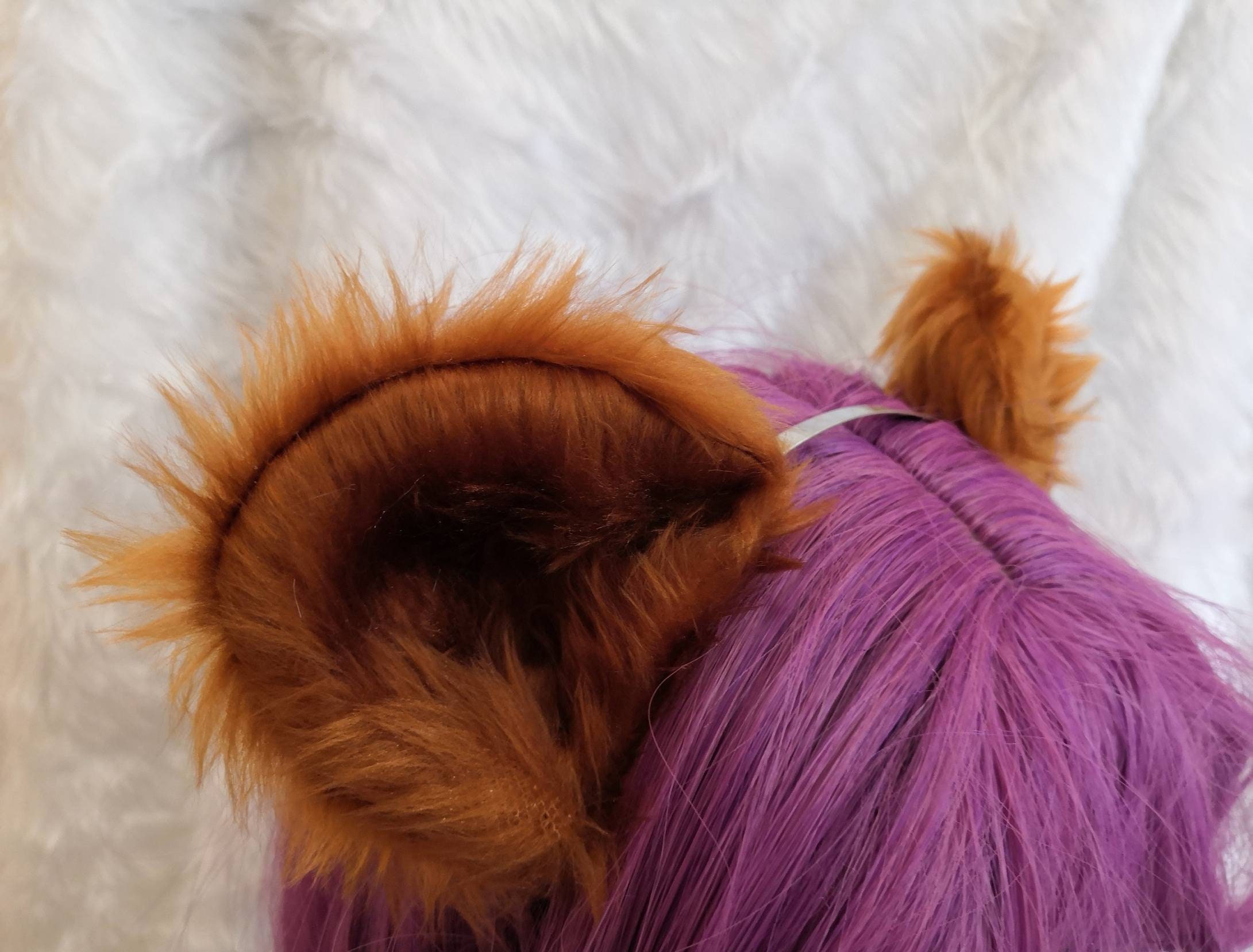 Brown Bear Ears Furry Cosplay Hair Clips Headband Kawaii | Etsy