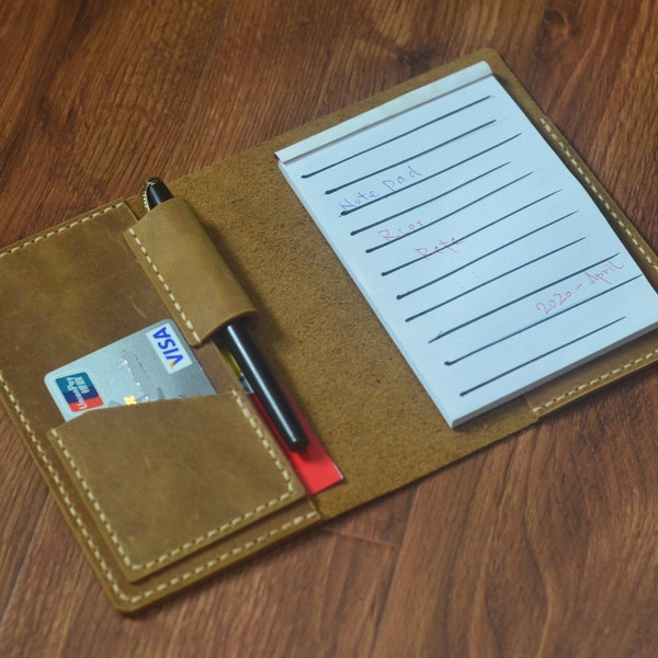 Leather Notepad - Etsy