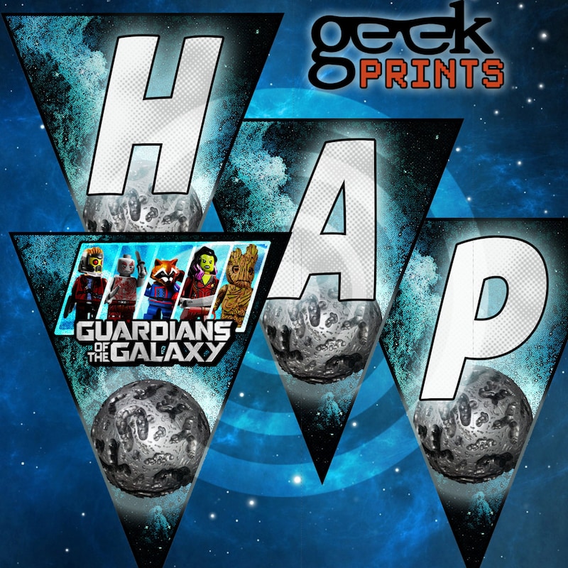 Galaxy Birthday Banner - Etsy