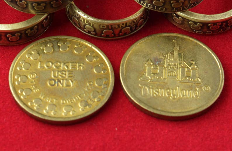 Mickey Mouse Disney Brass Token Ring - Etsy