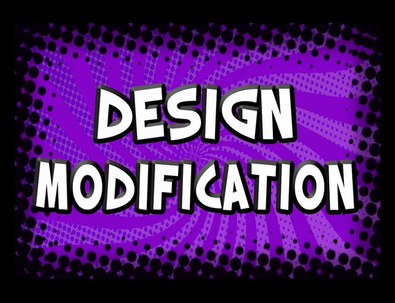Design Modification Add-On by Geek Prints | Catch My Party