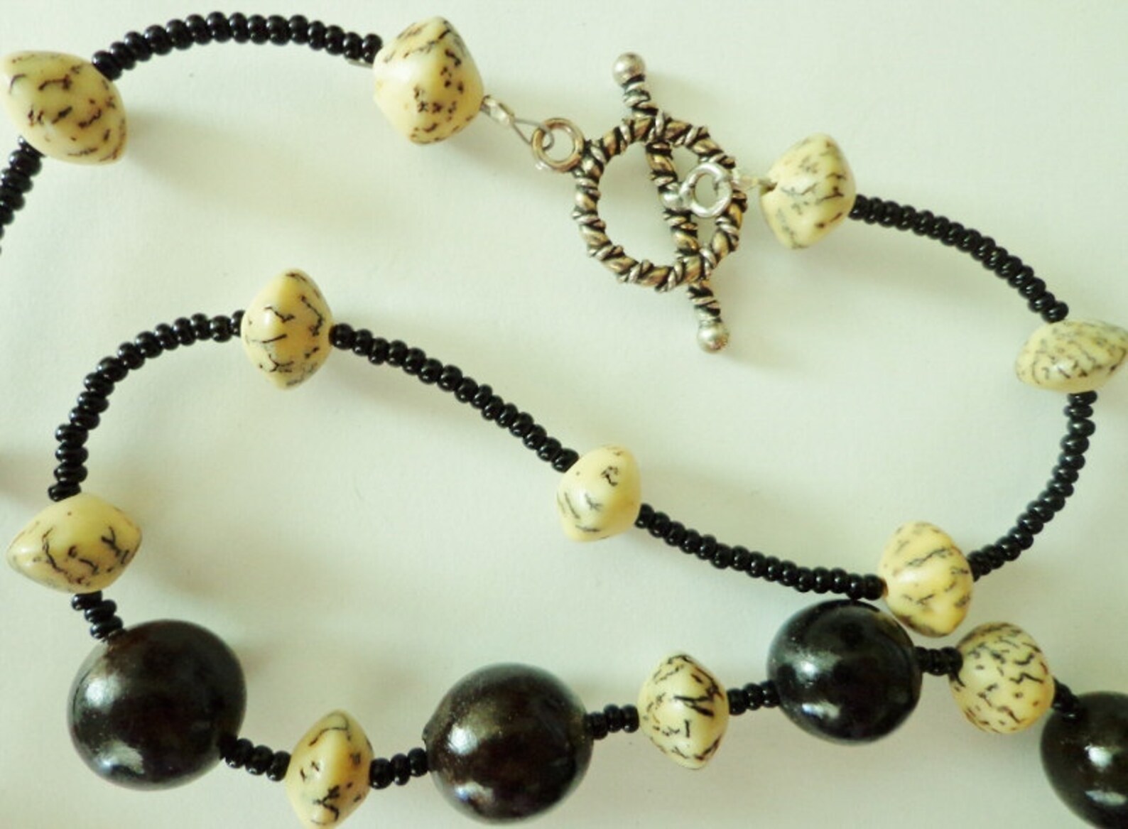 Natural Betel Nut Beads Necklace Buri Root Beads Necklace - Etsy