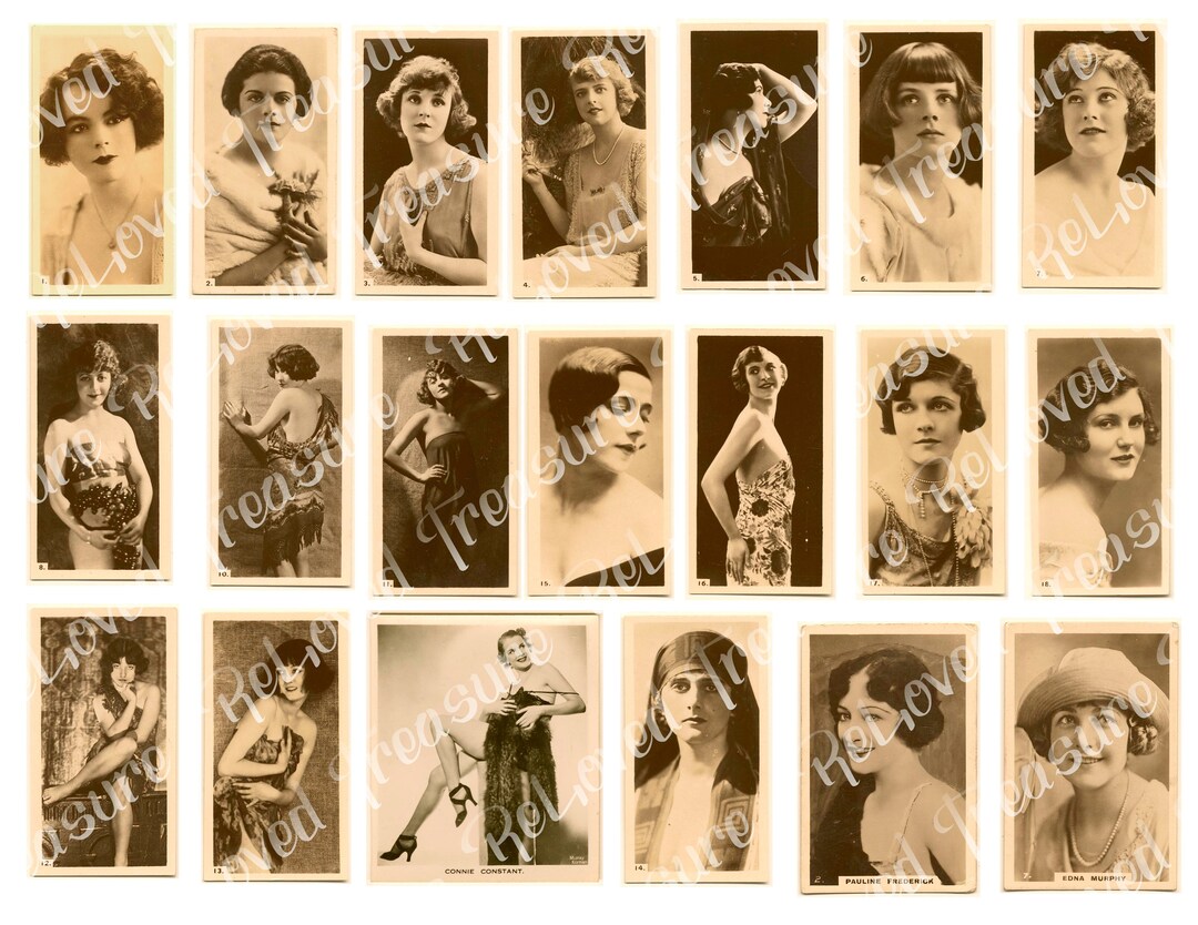 Vintage Beauties Tea Cards, Tea Cards, Vintage Tea Cards, Journal ...