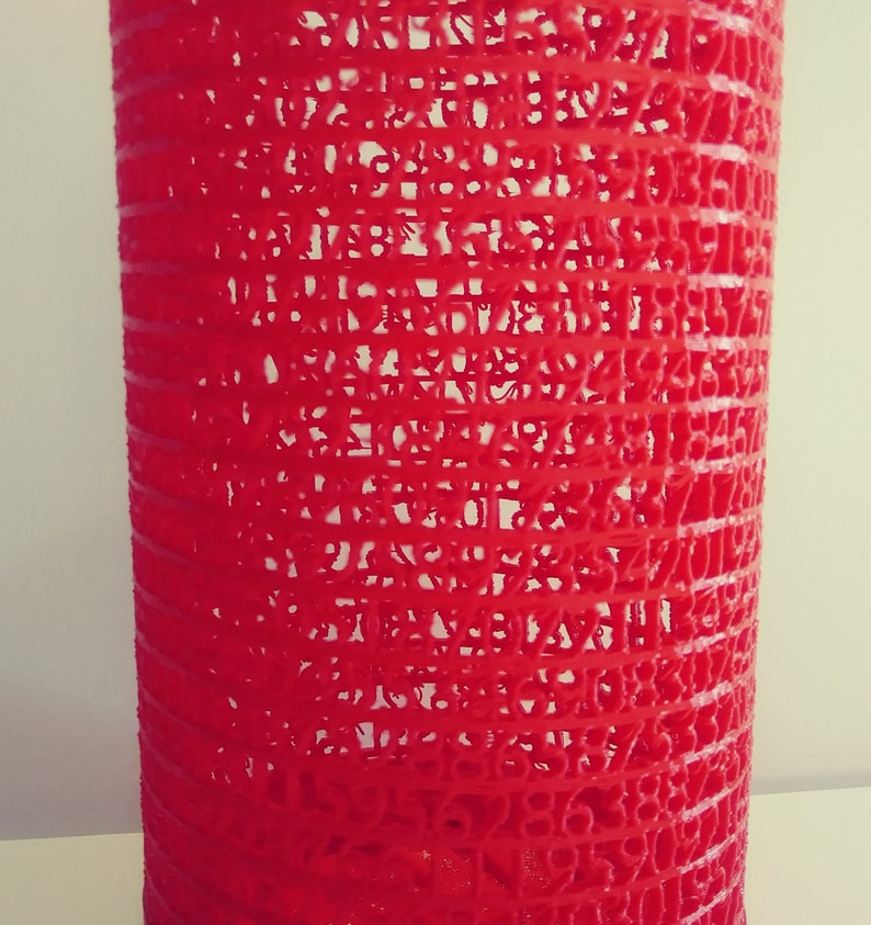 Pi Glass, Pencil Holder, 3D Printed, Math, Pi, Home Decor, Science - Etsy