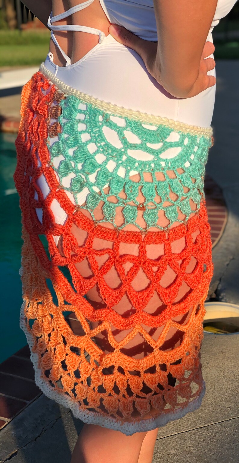 Crochet Sarong Pattern, Adjustable Beach Cover-up (digital Download) - Etsy