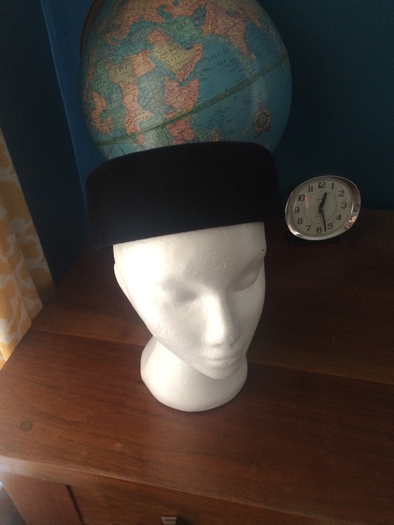 Vintage Sears Peachbloom Velour Hat size 22 - Gem