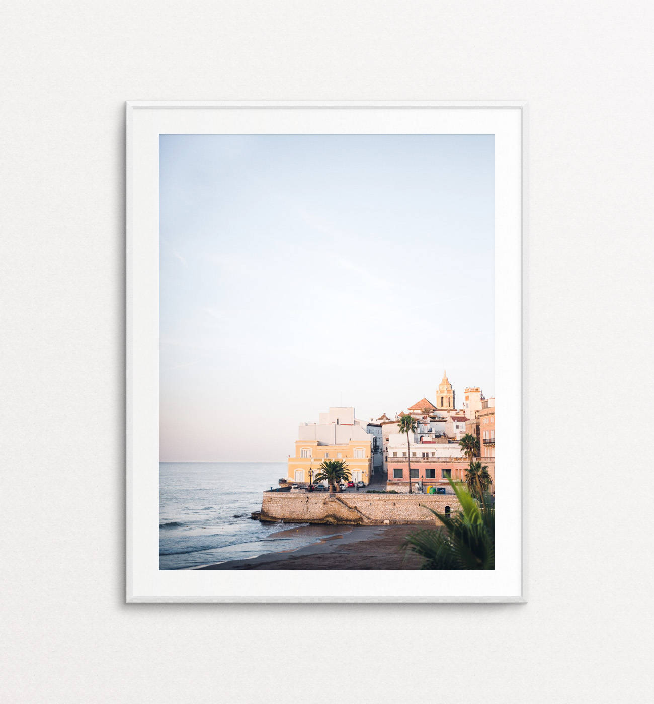 Sitges Spain Print, Ocean Print, Ocean Wall Art, Mediterranean Print ...