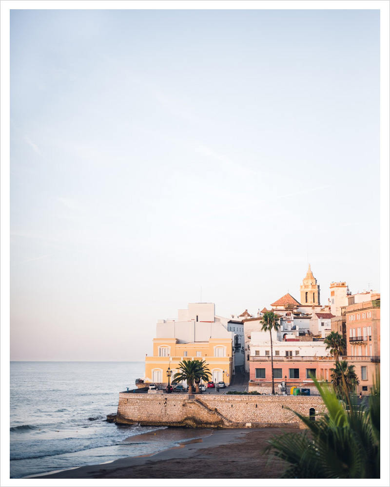 Sitges Spain Print, Ocean Print, Ocean Wall Art, Mediterranean Print ...