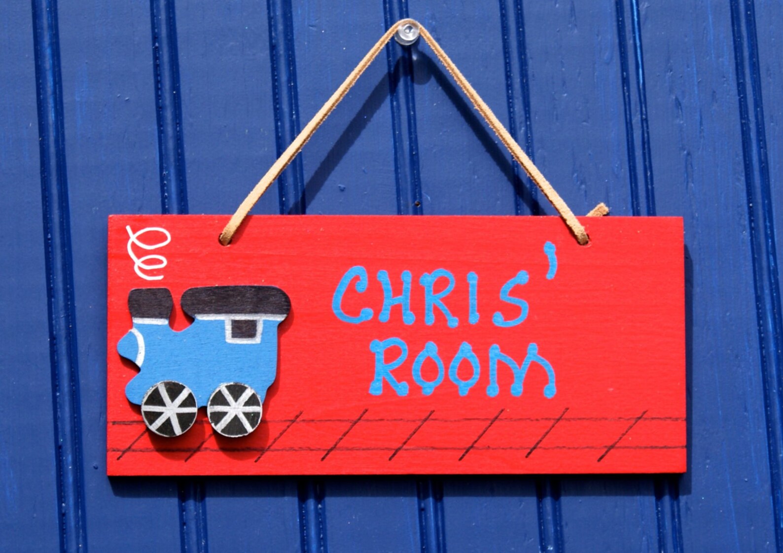 TRAIN Room Sign. Hand Personalized. Wall Decor Boy's Room. | Etsy