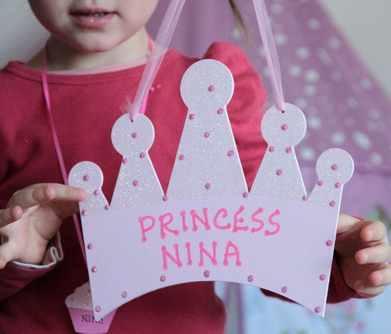 Princess Crown Room Sign Wood Cutout Design Hand | Etsy