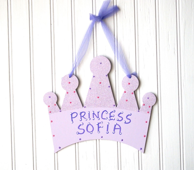 Princess Crown Room Sign Wood Cutout Design Hand | Etsy