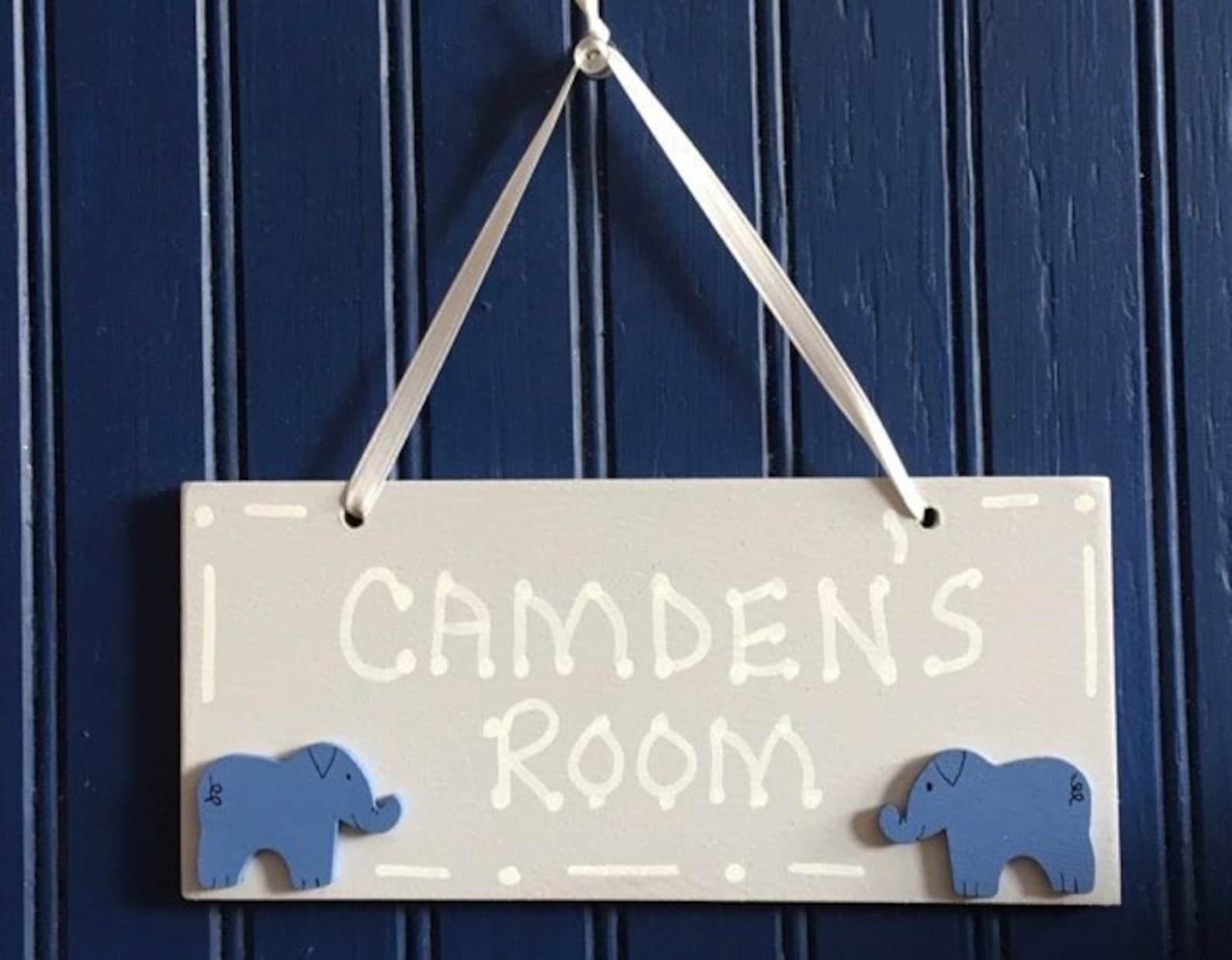 Baby Animal Room Sign. Hand Personalized, Name Sign. Kid's Name Plaque ...