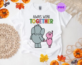 Piggie and Elephant Png - Etsy