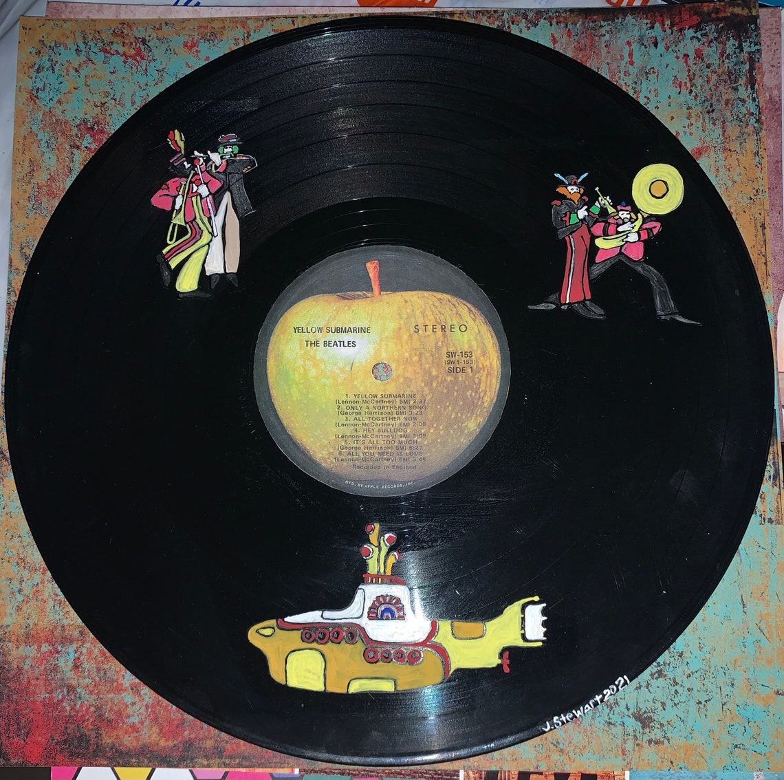 Upcycled Vinyl Records - Etsy