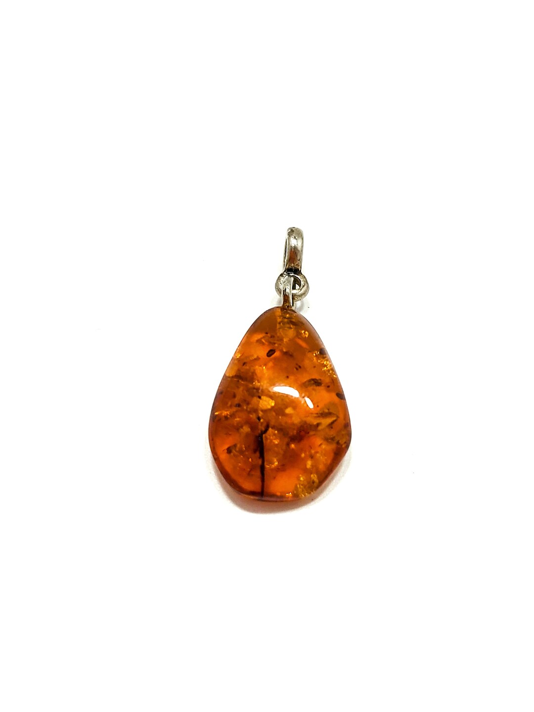 Amber Pendant - Cognac Color - Etsy