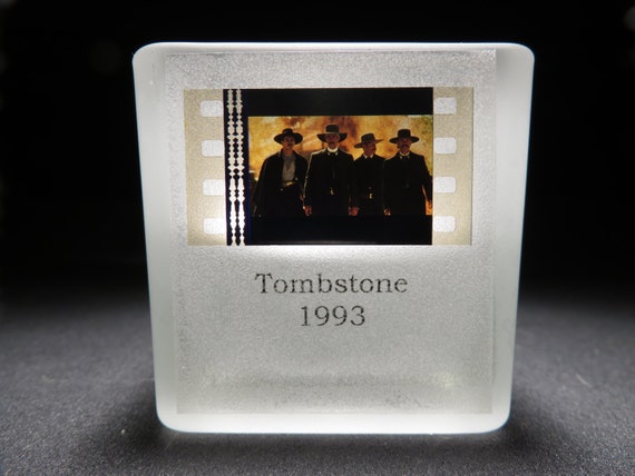 Tombstone Film Cell Glass Tea Light | Etsy