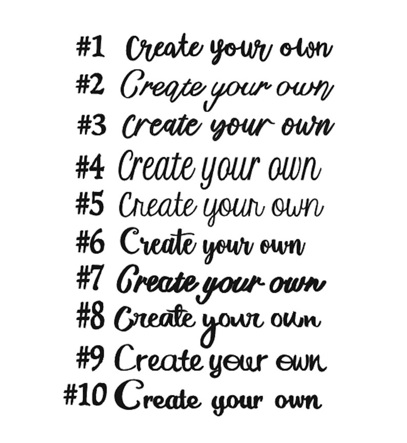 Cursive Custom Decal Window Decal Personalized Car Decal - Etsy