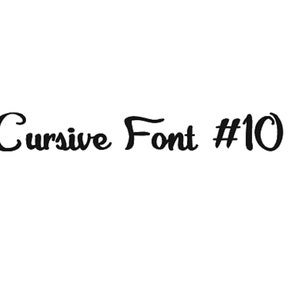 Cursive Custom Decal Window Decal Personalized Car Decal Personalized ...