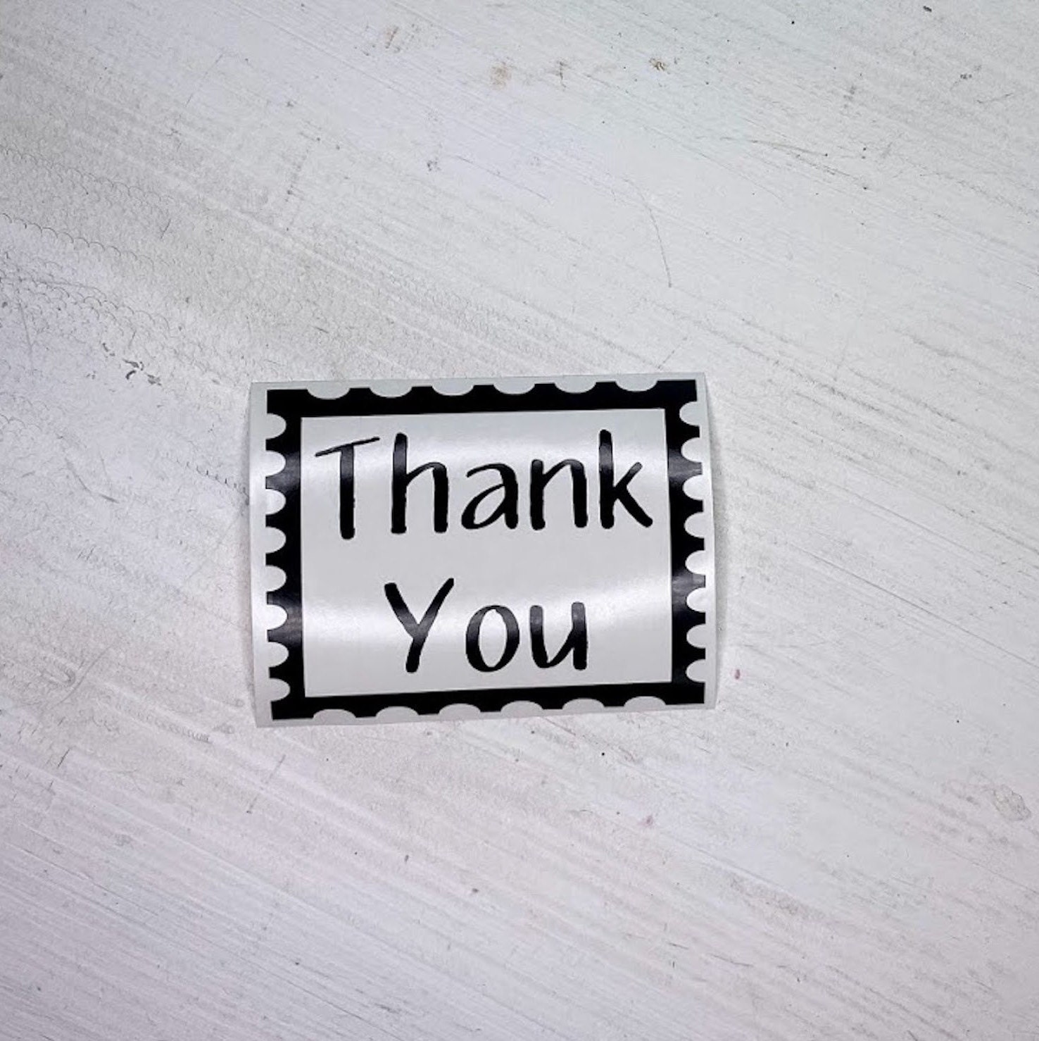 Mailbox Decal Thank You Mailbox Stamp Vinyl Decal Mailman | Etsy