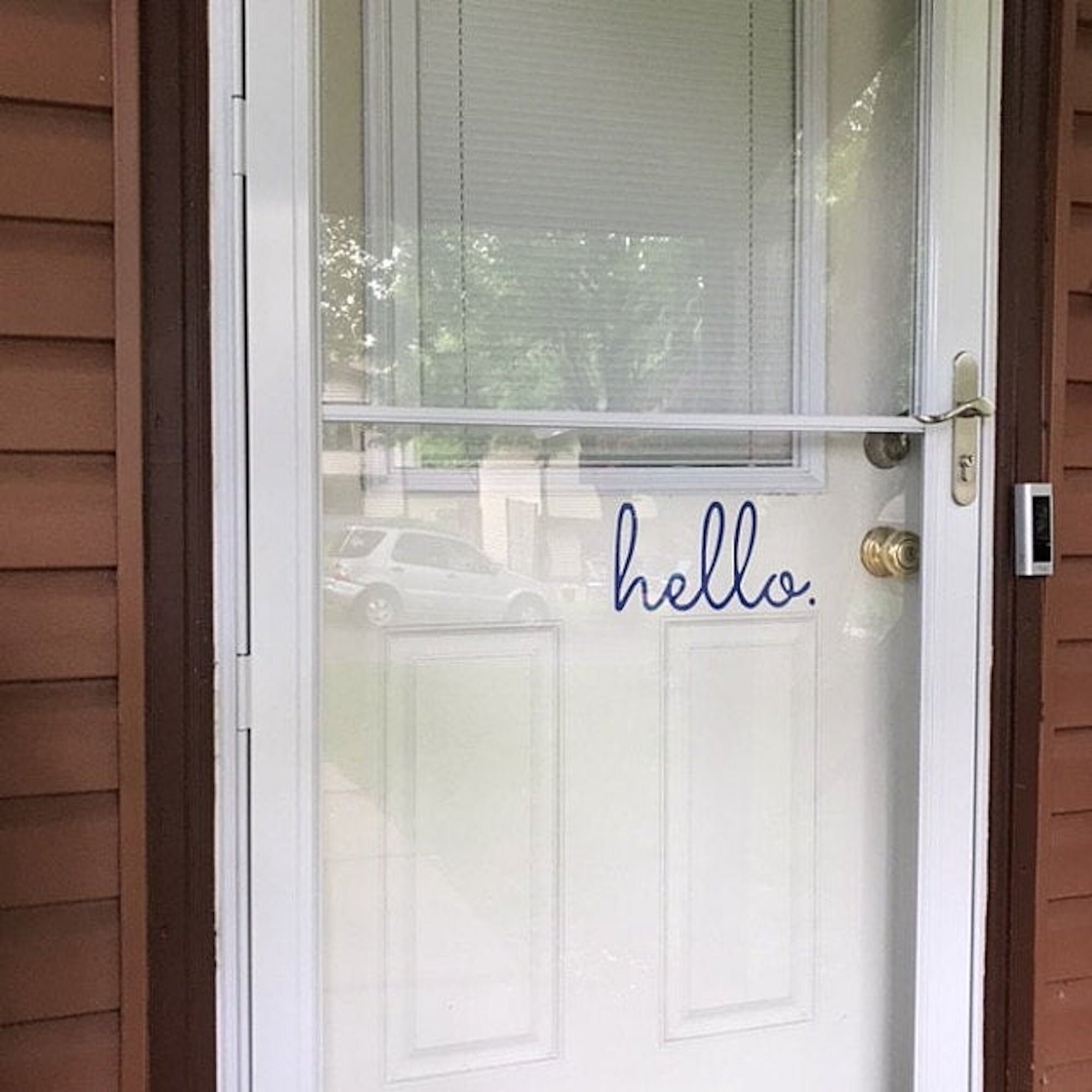 HELLO Door Decal Hello Decal Hello Wall Decal Hello - Etsy