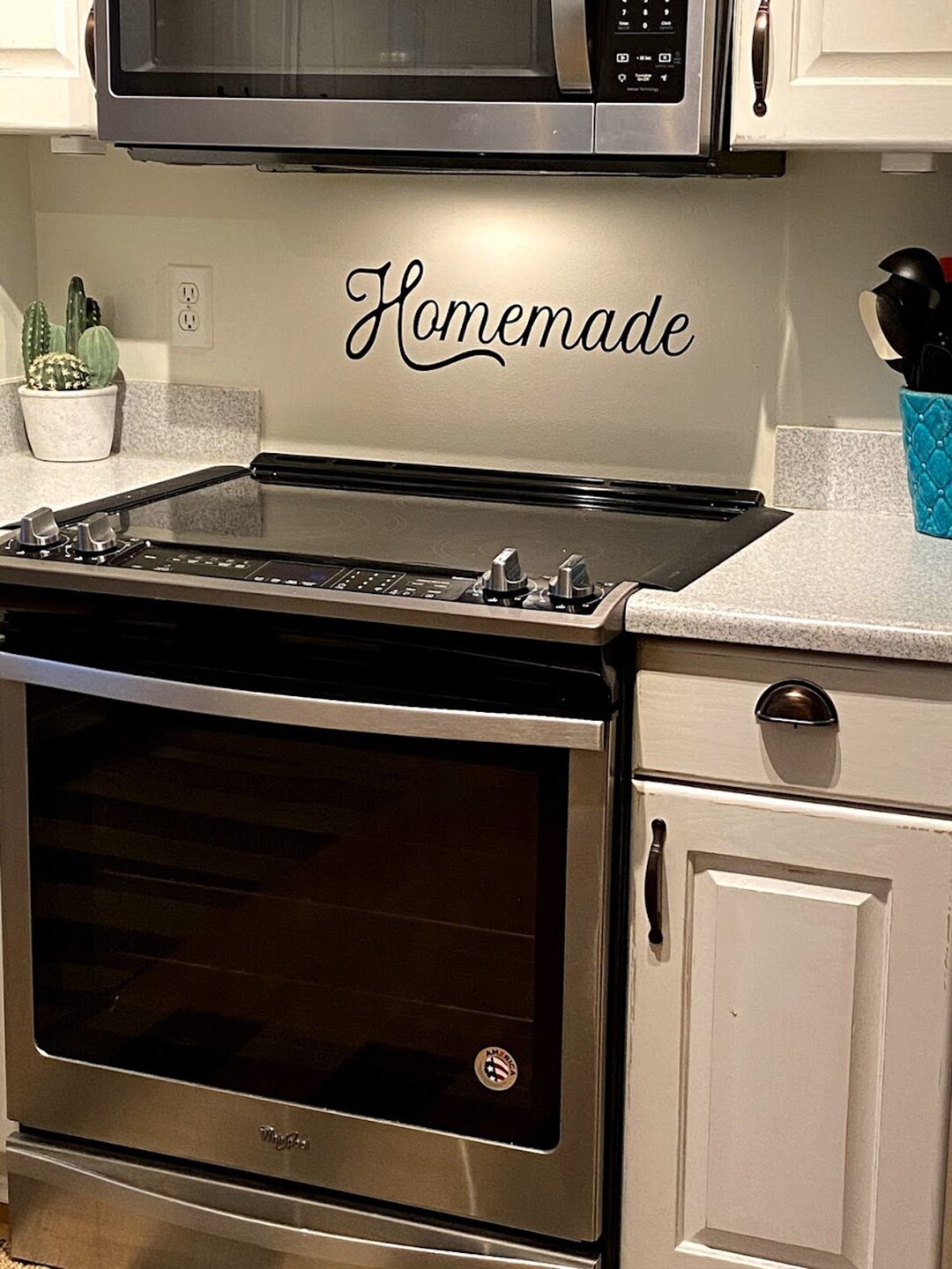 Backsplash Decals Homemade Decal Stove Backsplash Panel Glass Stove ...