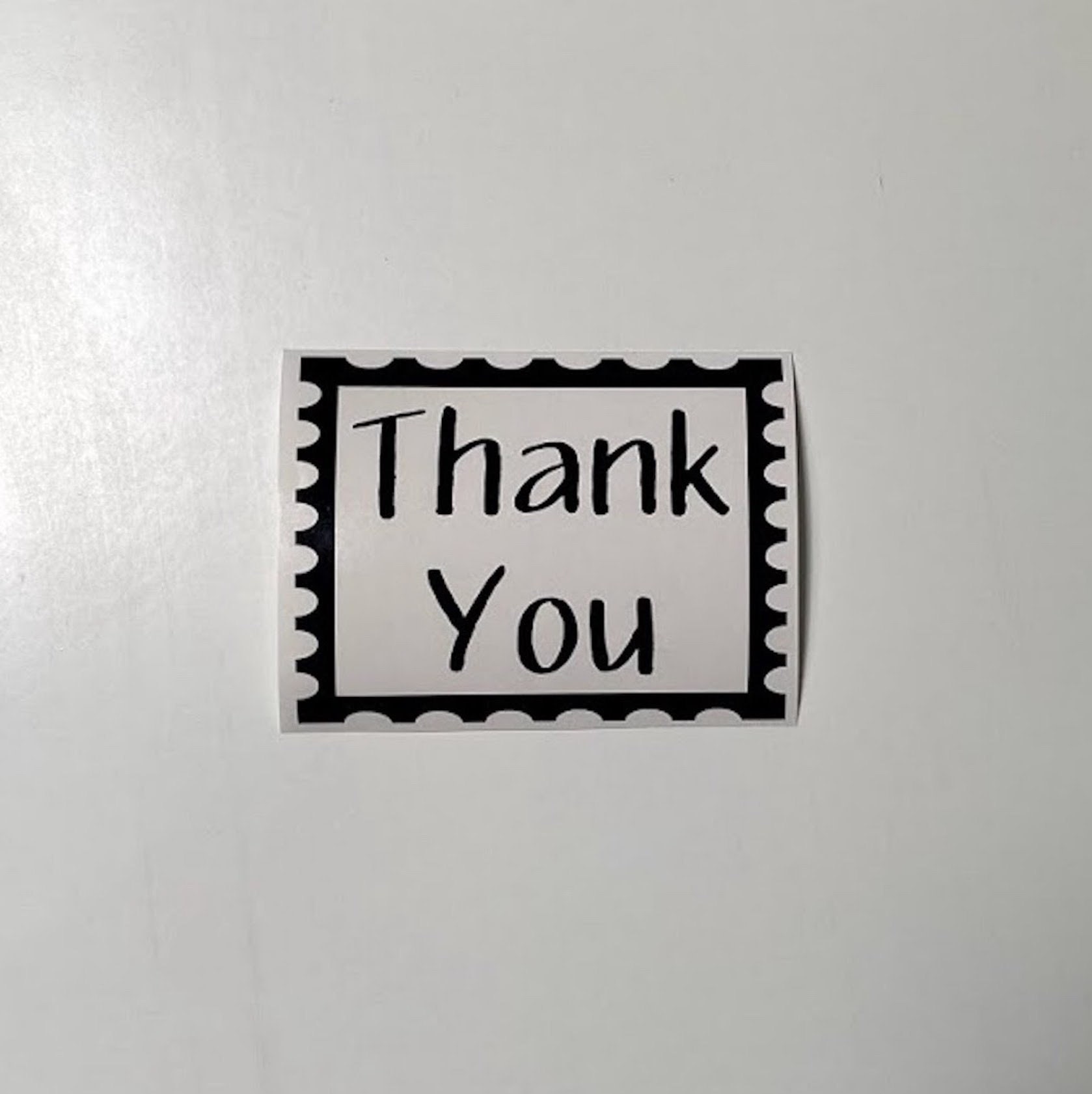 Mailbox Decal Thank You Mailbox Stamp Vinyl Decal Mailman | Etsy