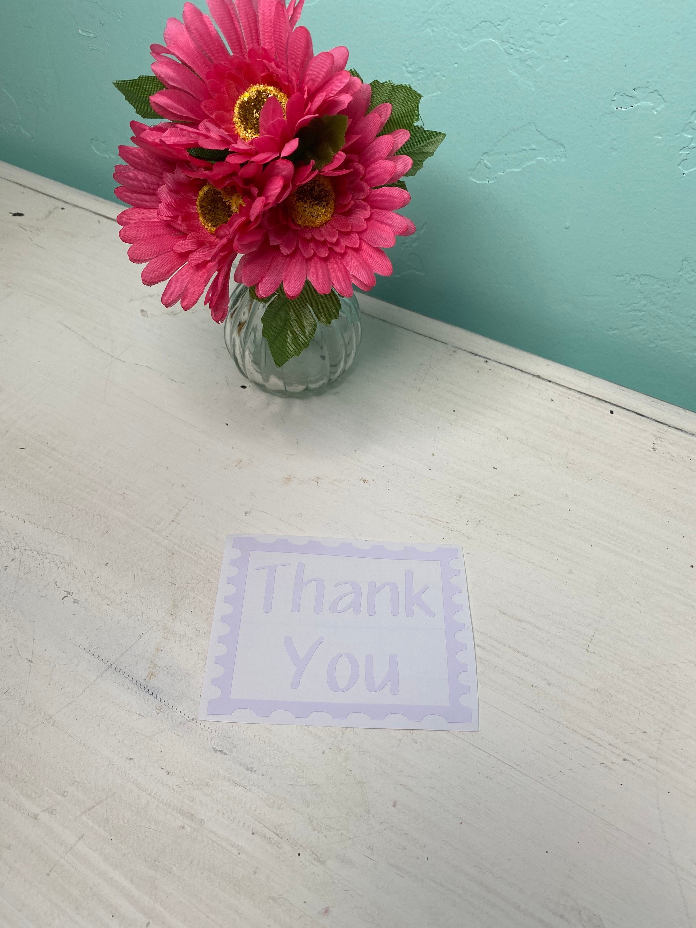 Mailbox Decal Thank You Mailbox Stamp Vinyl Decal Mailman - Etsy