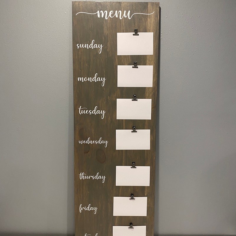 Menu Board for Kitchen - Etsy