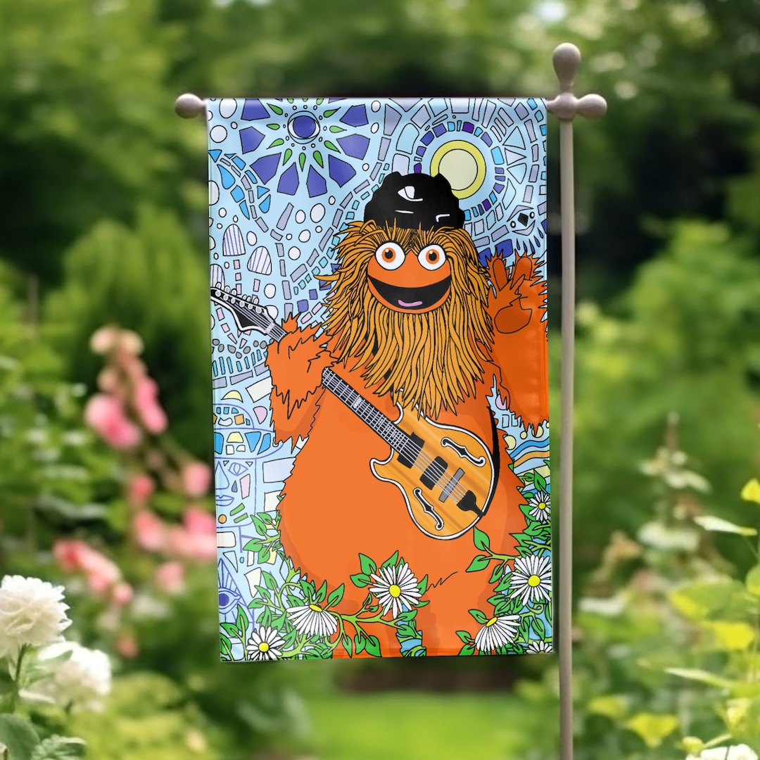 Hippie Gritty Garden Flag 12x18 South Philly Mosaic - Etsy