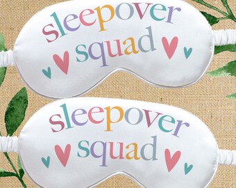 Personalized Sleep Masks Great for Dance Parties Cheer - Etsy