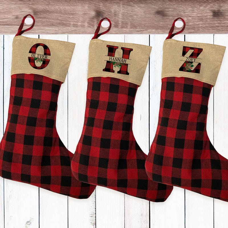 Rustic Christmas Stocking - Etsy