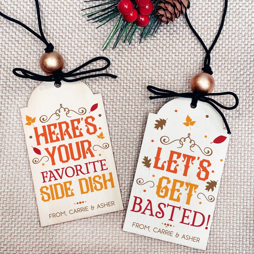 Thanksgiving Wine Tags - Funny Wine Tags for Friendsgiving Dinner ...