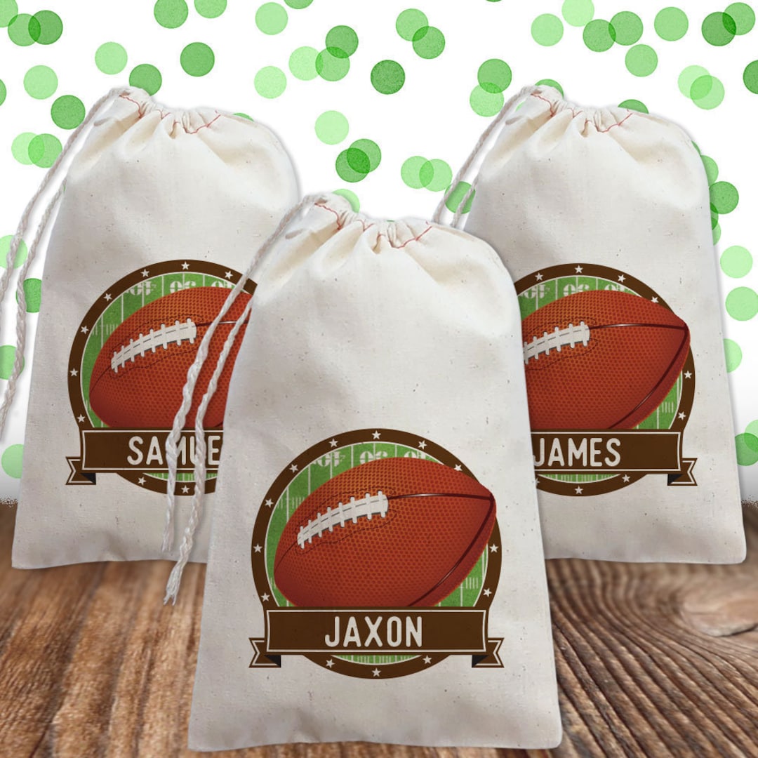 Football Party Favor Gift Bags - Etsy