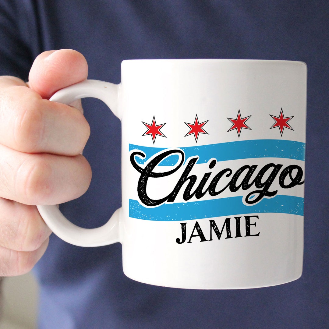 Custom Chicago Mugs - Personalized Chicago Gifts - Chicago Flag Home ...