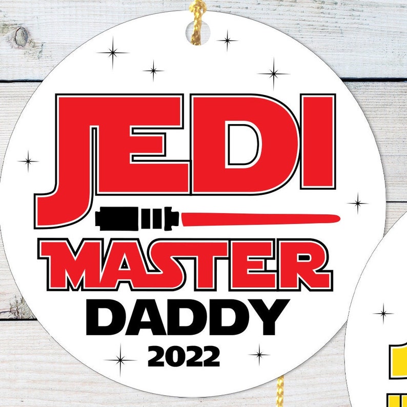 Personalized Star Wars Ceramic Ornament: Jedi Gift, Holiday Decor - Etsy