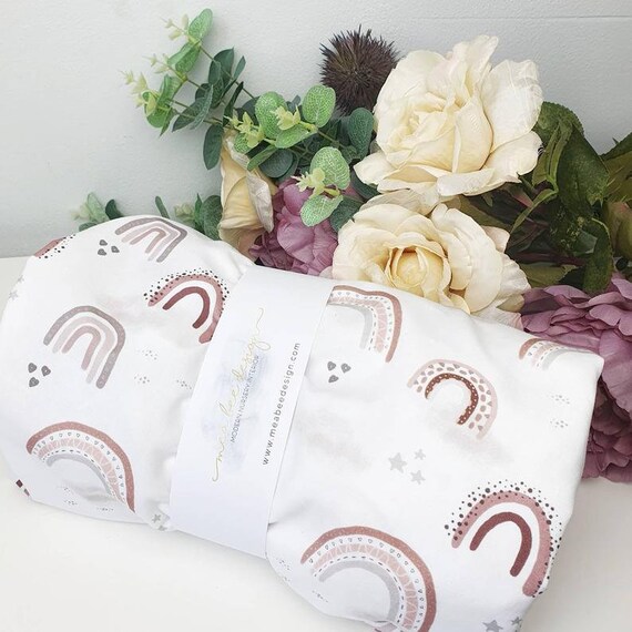 Rainbow Cot Sheet Boho Rainbows Nursery Bed Linen Crib - Etsy