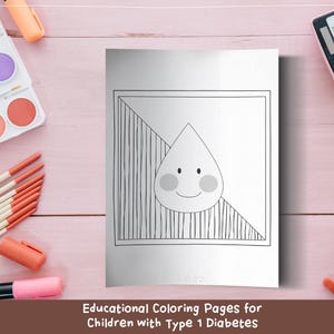 T1D Coloring Pages for Kids With Type 1 Diabetes Educational Printable ...