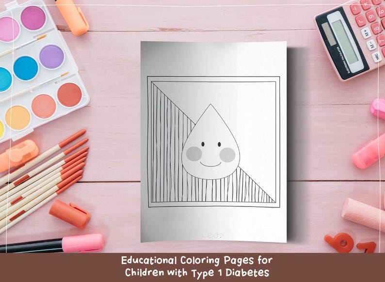 T1D Coloring Pages for Kids With Type 1 Diabetes | Educational ...