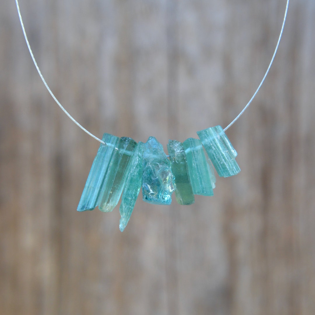 Raw Indicolite Tourmaline Crystals - Etsy