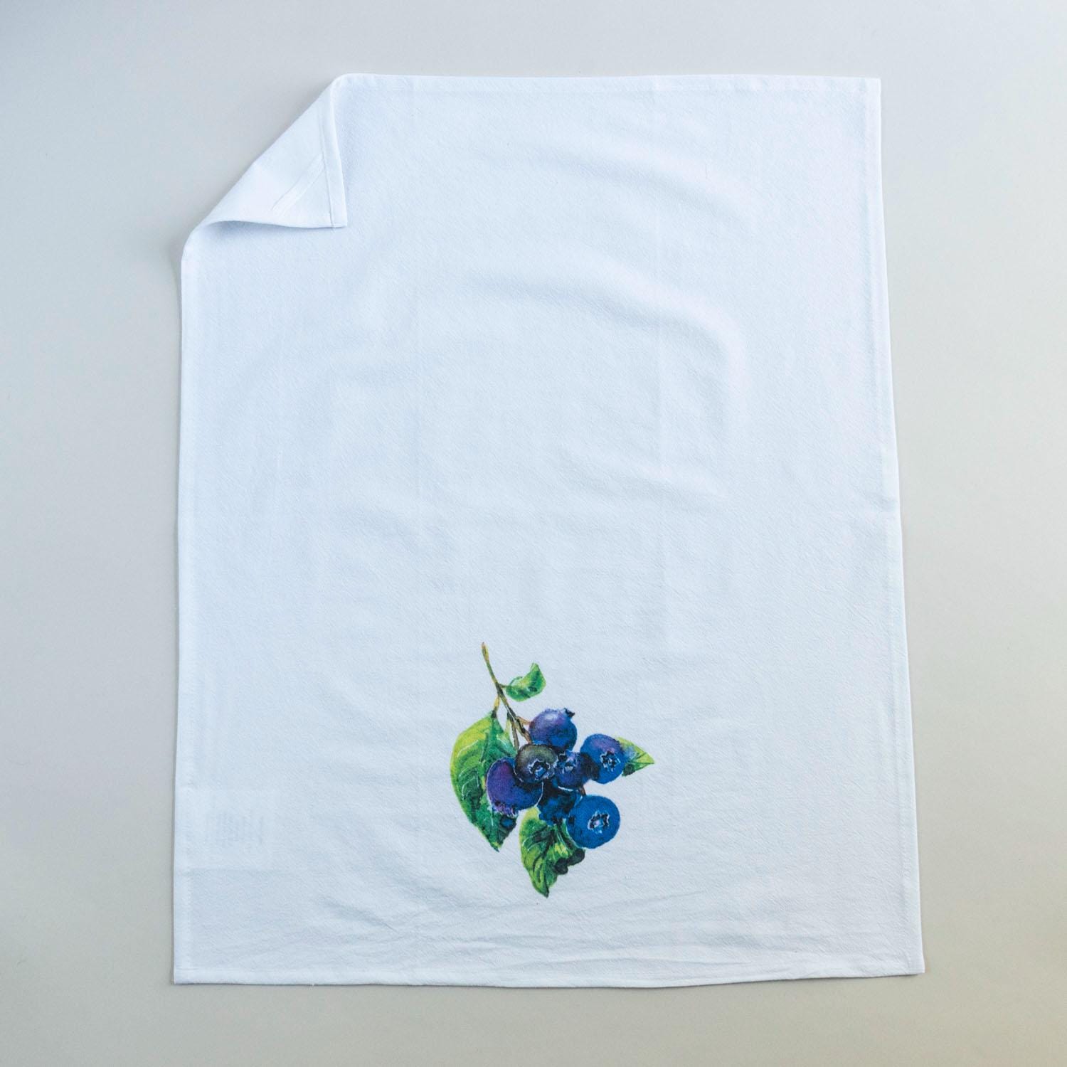 Blueberry Towel Berry Kitchen Decor Blueberry Gift Blueberry Dish Towel ...