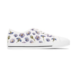 Floral Sneaker With Flower Pattern Shoe September Birth Flower Gift ...