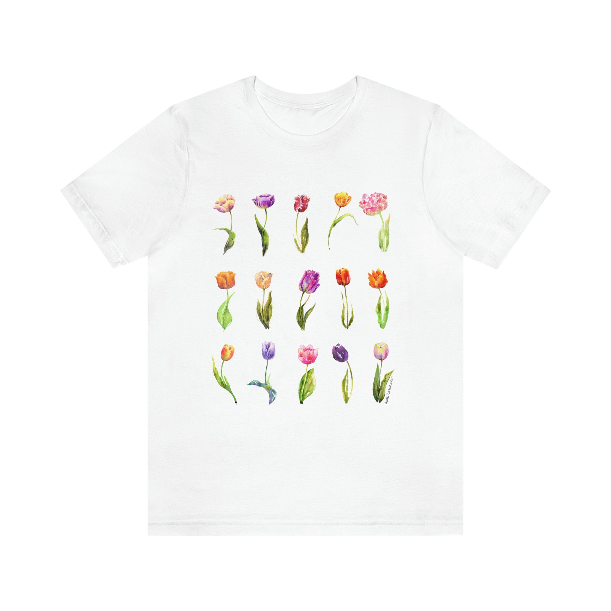Tulip Tshirt Design Floral Shirt Tulip Garden Gift Flower Tee Tulip ...