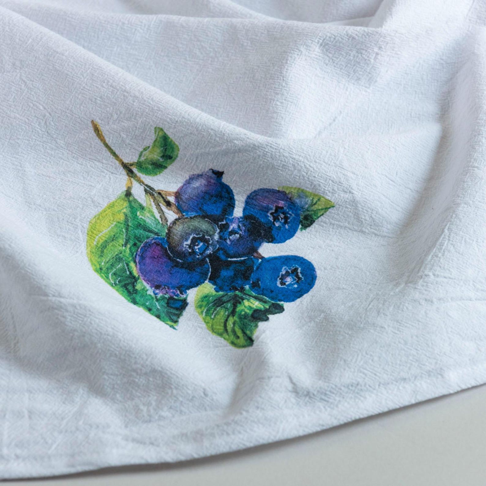 Blueberry Towel Berry Kitchen Decor Blueberry Gift Blueberry Dish Towel ...