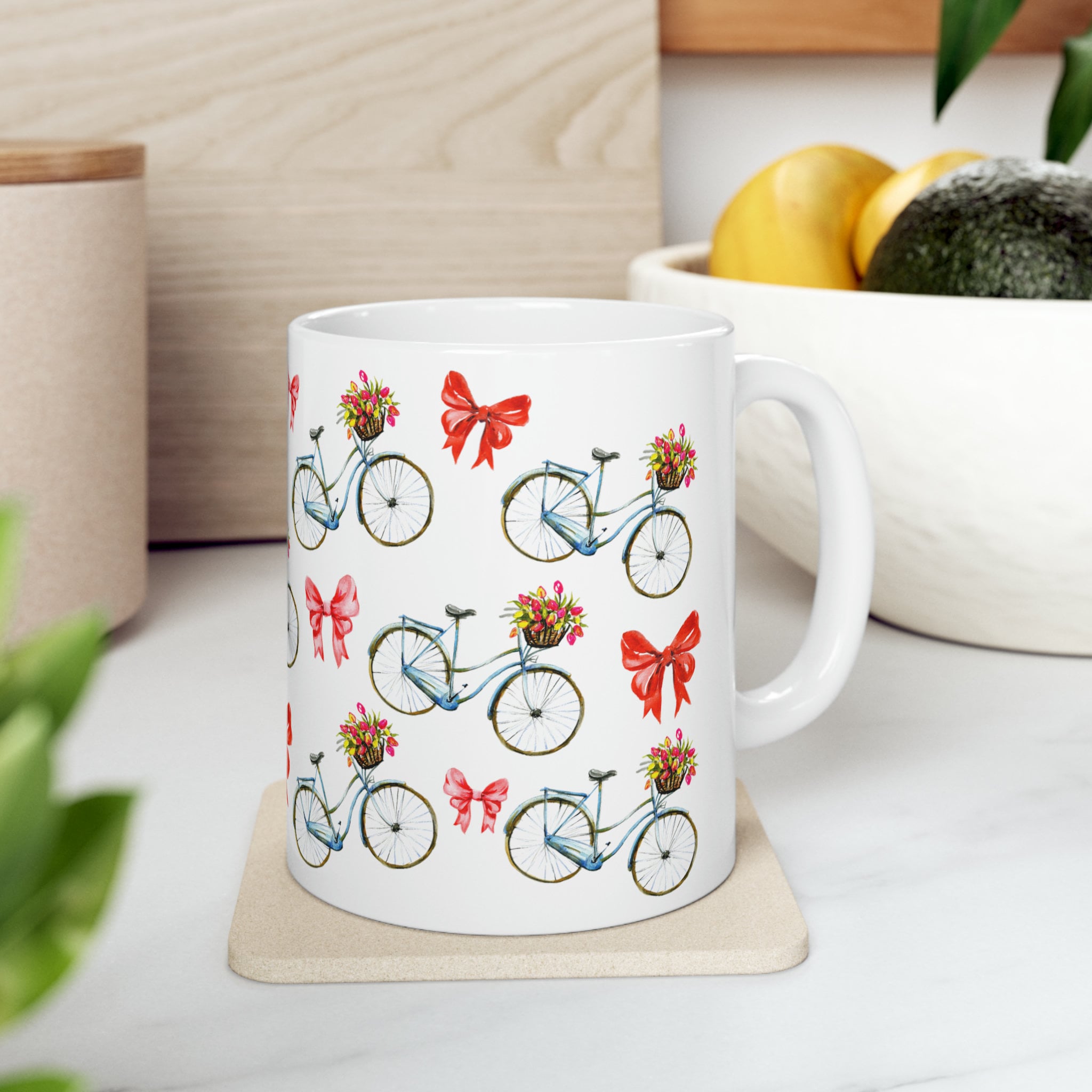Coquette Mug Coquette Coffee Mug With Bow Mug Ceramic Mug With Bow ...