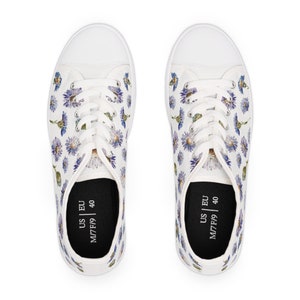Floral Sneaker With Flower Pattern Shoe September Birth Flower Gift ...